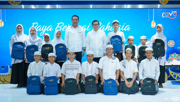 Bank Raya bersama Berbagi Bahagia BRI Group, Salurkan Paket Sembako ke 11 kota di Indonesia