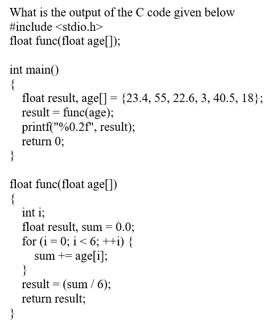 Week 8 Quiz Nptel Problem Solving Through Programming In C Jan 27 2020 Solutions Custom