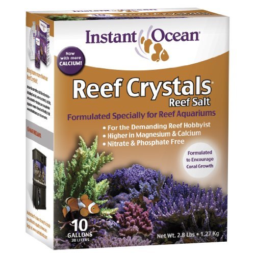 Instant Ocean Reef Crystals Salt Mix - 10 gal - Salt Mix - Aquarium ...