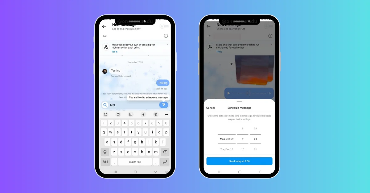Instagram Tests New DM Scheduling Feature Instagram Tests New DM Scheduling Feature