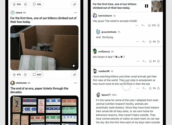 Reddit Unveils UI Updates for Enhanced Mobile Interaction
