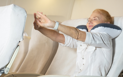 In-Flight Airplane Stretch
