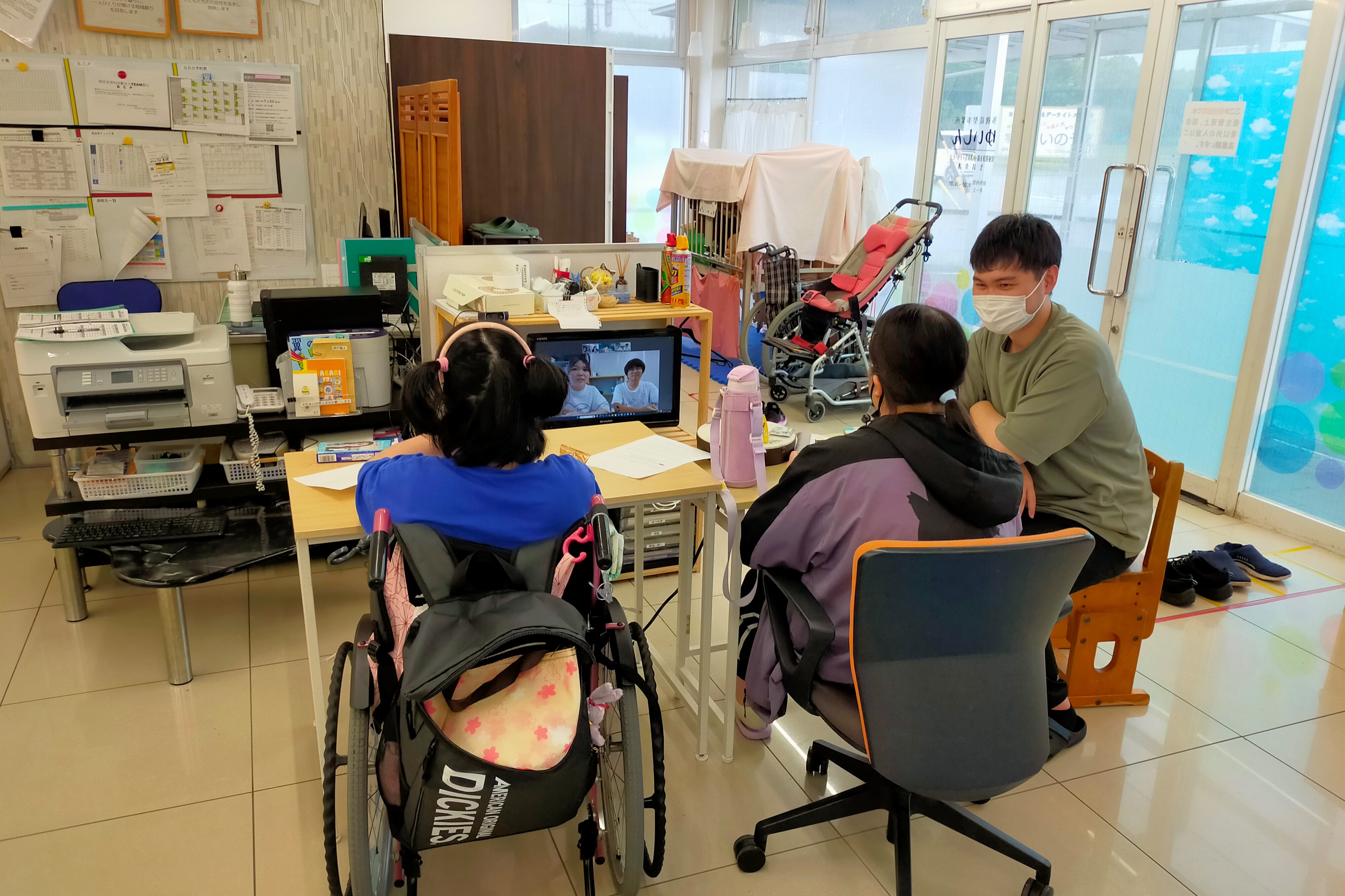 遠隔触覚ドラムを使って交流会！