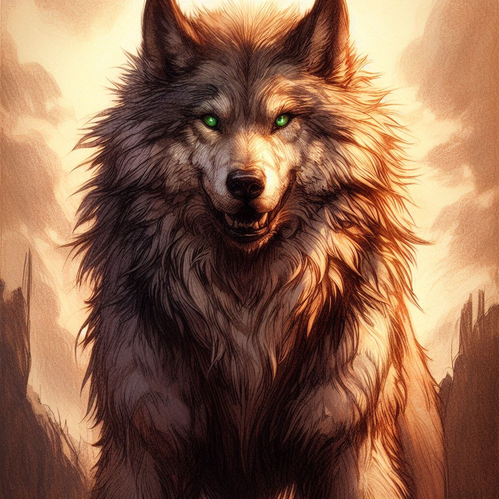 Valenthia || Magical Dire Wolf 1 — Tavern — Yodayo