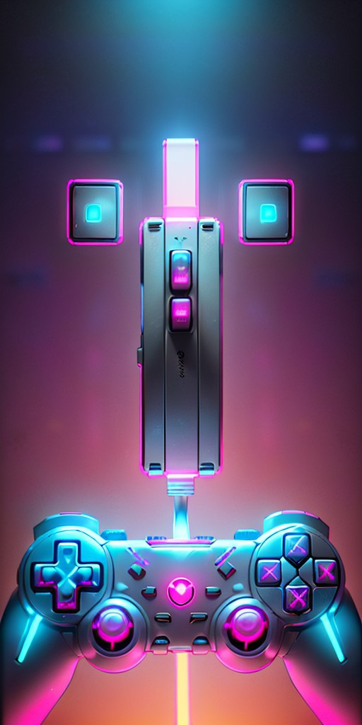 Retrowave Console Gaming x8 — Yodayo