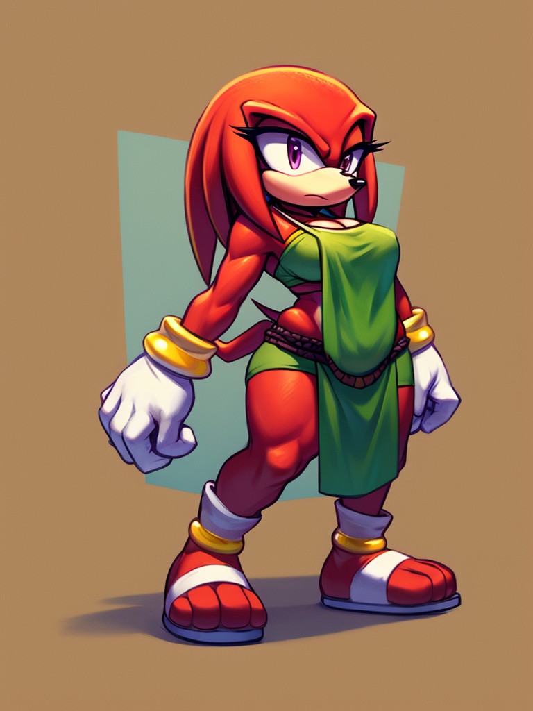 Genderbent Knuckles — Yodayo