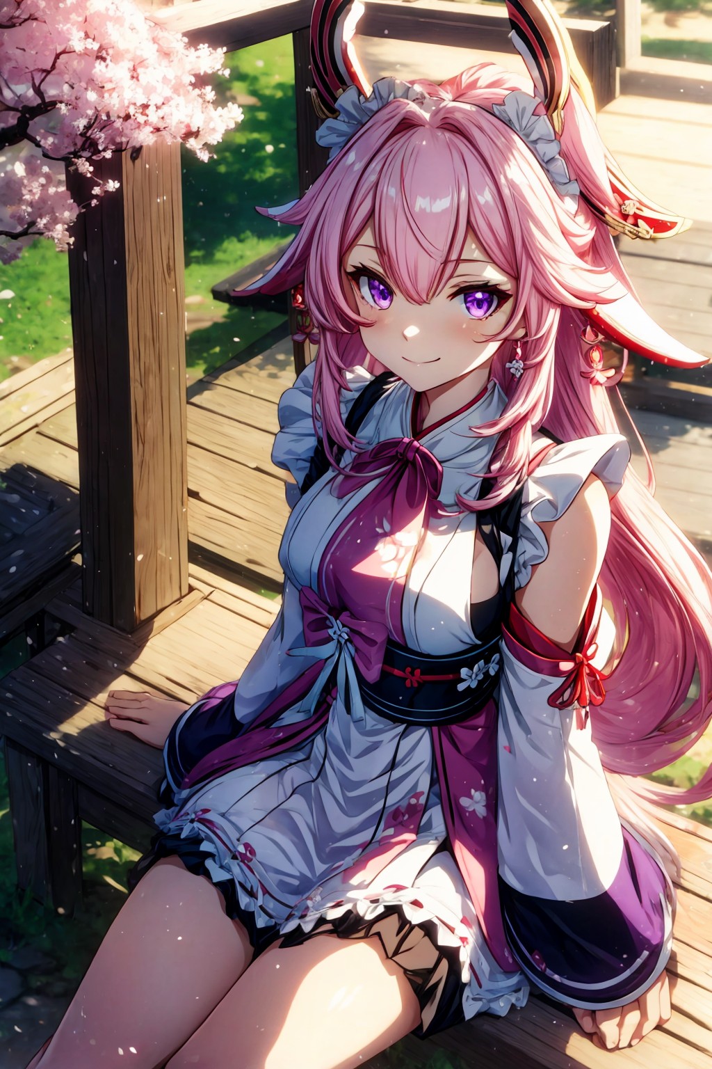 Yae miko - maid ver — Yodayo