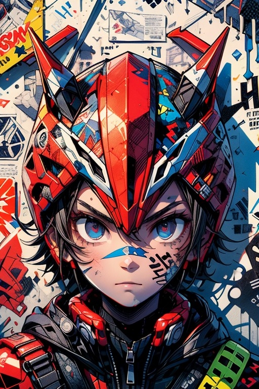 graffiti/toxic☠... inspired by red ranger👺 — Yodayo