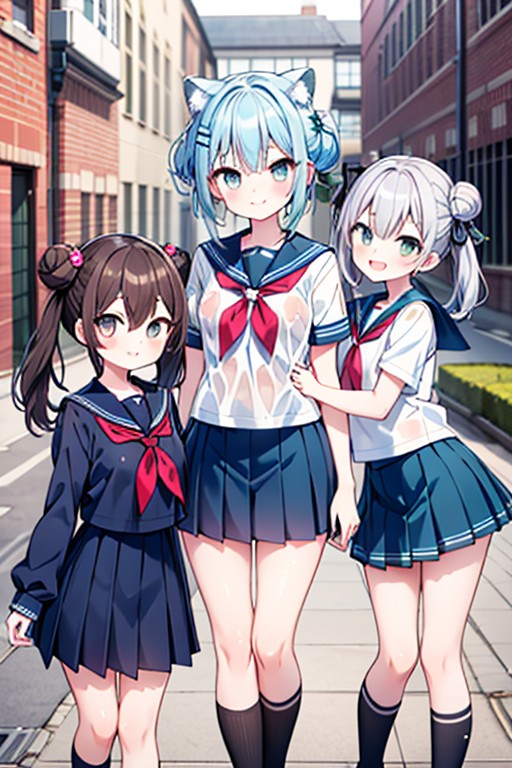 3 girls — Yodayo