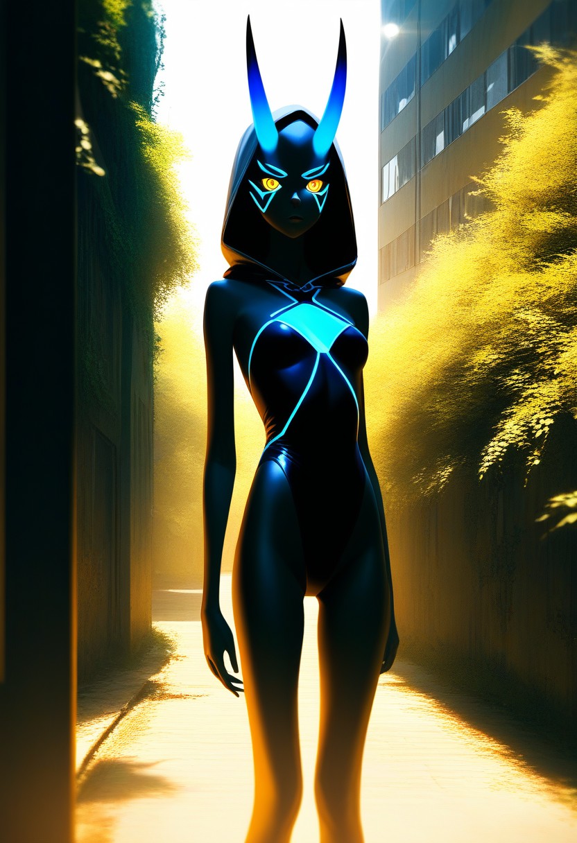 Lika 5 (black full bodysuit) — Yodayo