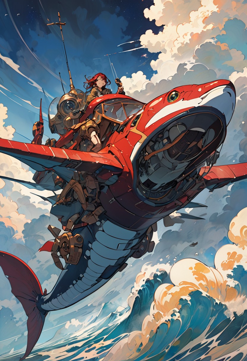 Mecha Whale - Original prompts by U_U — Yodayo