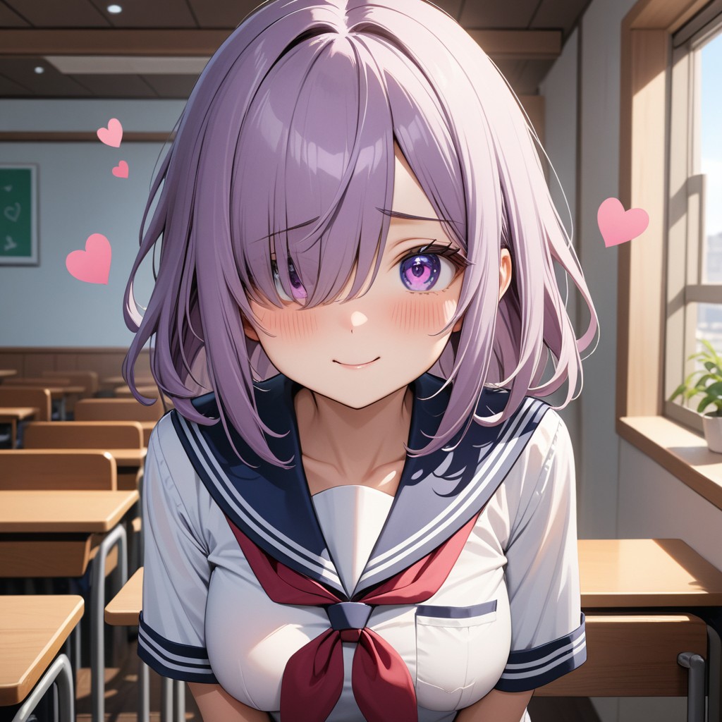 Lily in school uniform!~ (Prime’s 100k challenge | My OC) — Yodayo