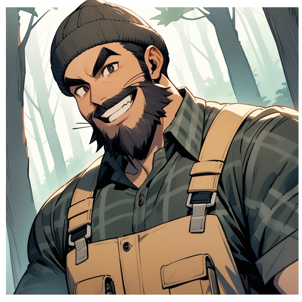 A giant lumberjack with an enormous heart. A symbol of bigness ...