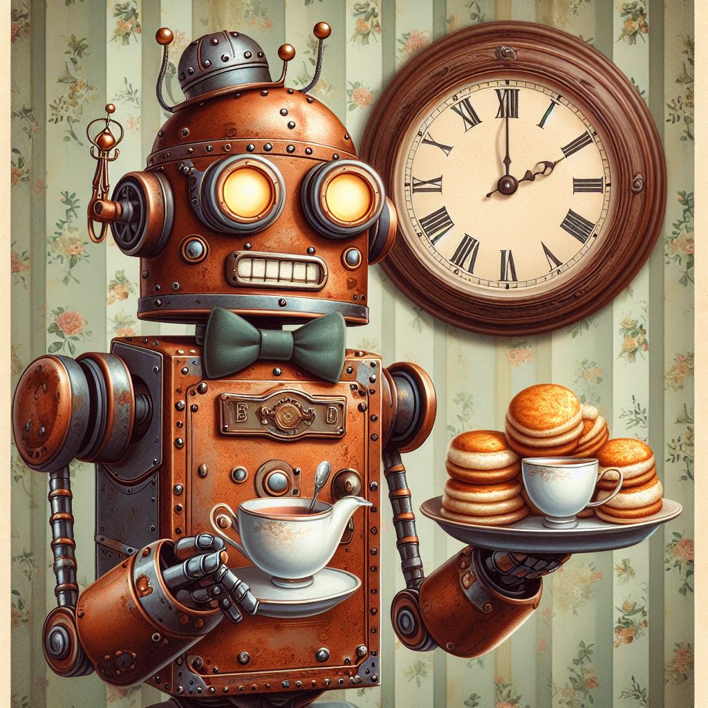 Rusty your Steam-powered Robot Butler — Yodayo