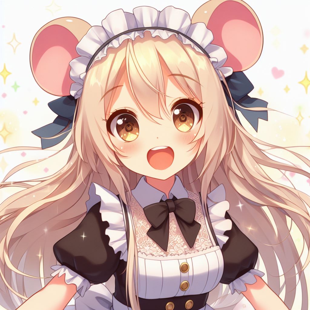 Cute mouse maid — Yodayo