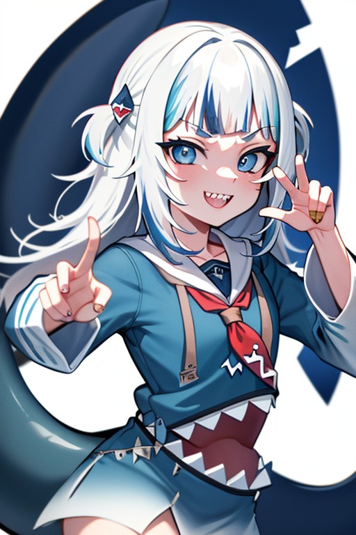 Gura posing — Yodayo