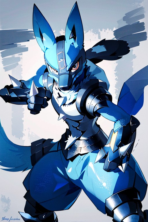 Lucario the Aura Knight (7) — Yodayo