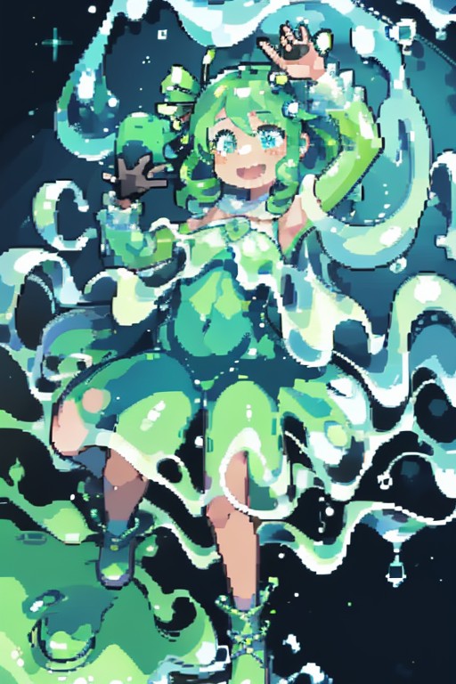 Gale the video game slime monster — Yodayo