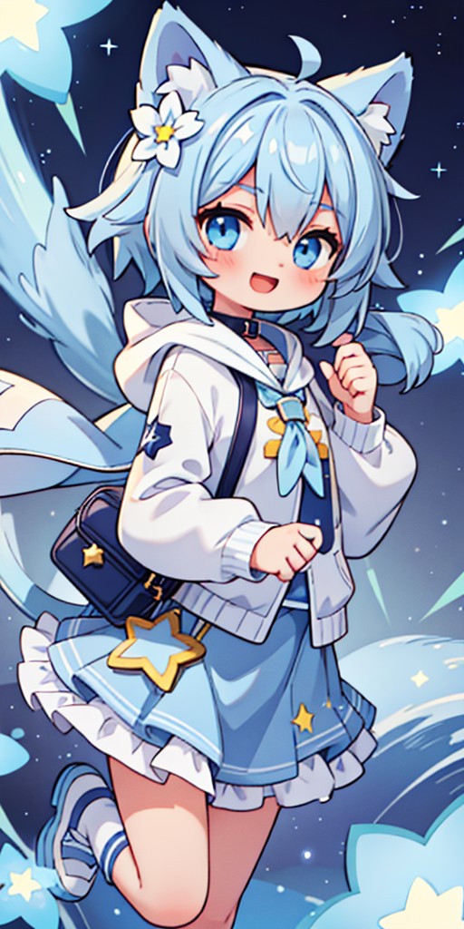 Asteria being cute again (OC) — Yodayo