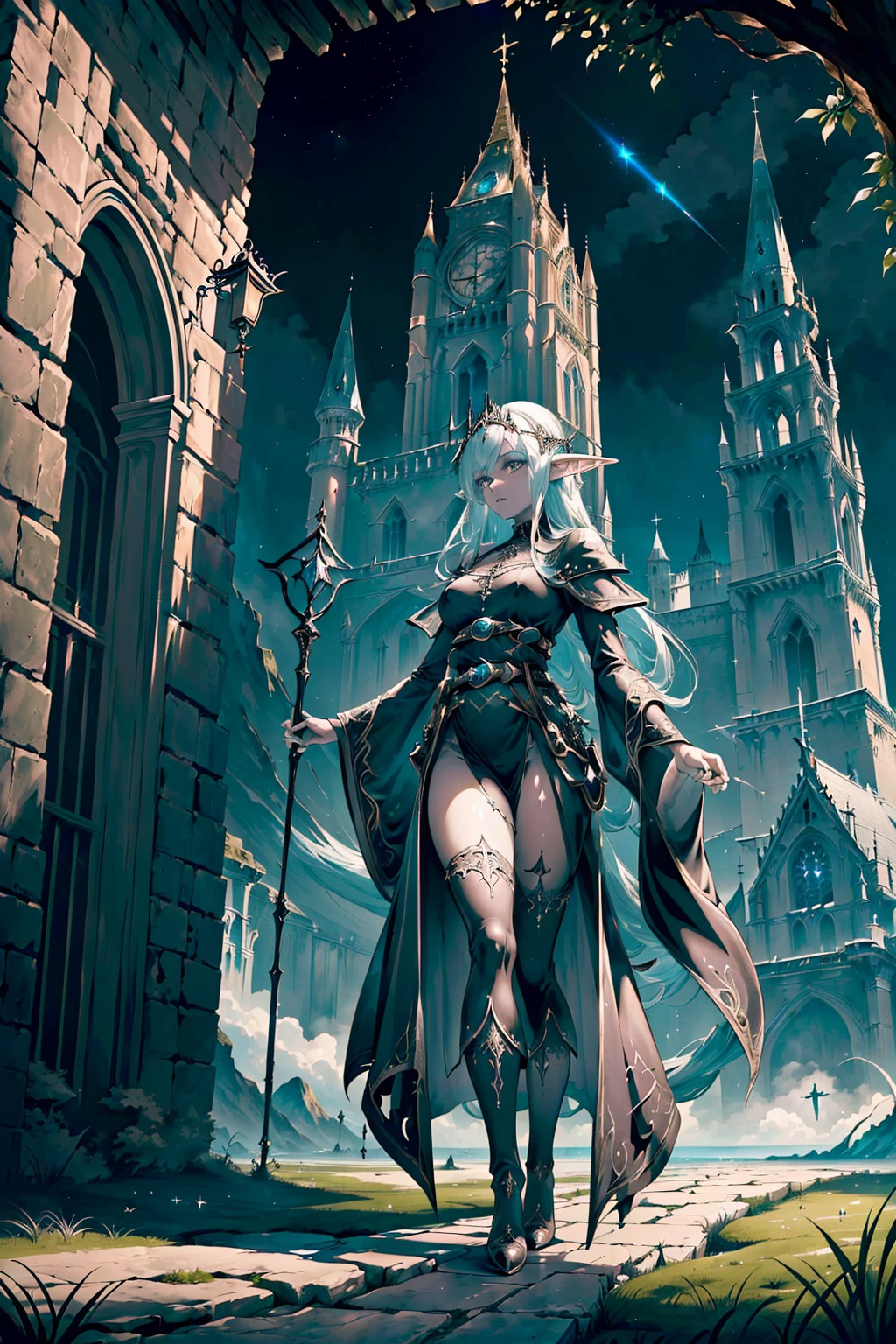 High Elf Priestess — Yodayo