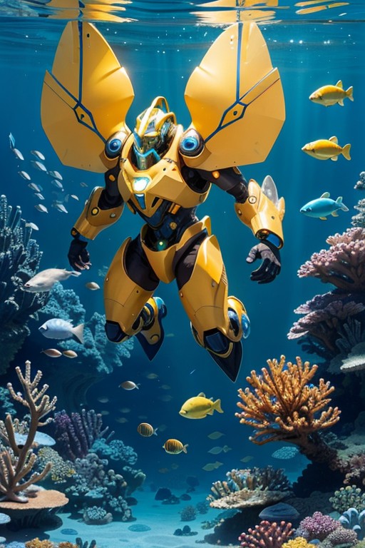 BM-0014b Aqua Carapace Sentinel Floater Type (2x) — Yodayo