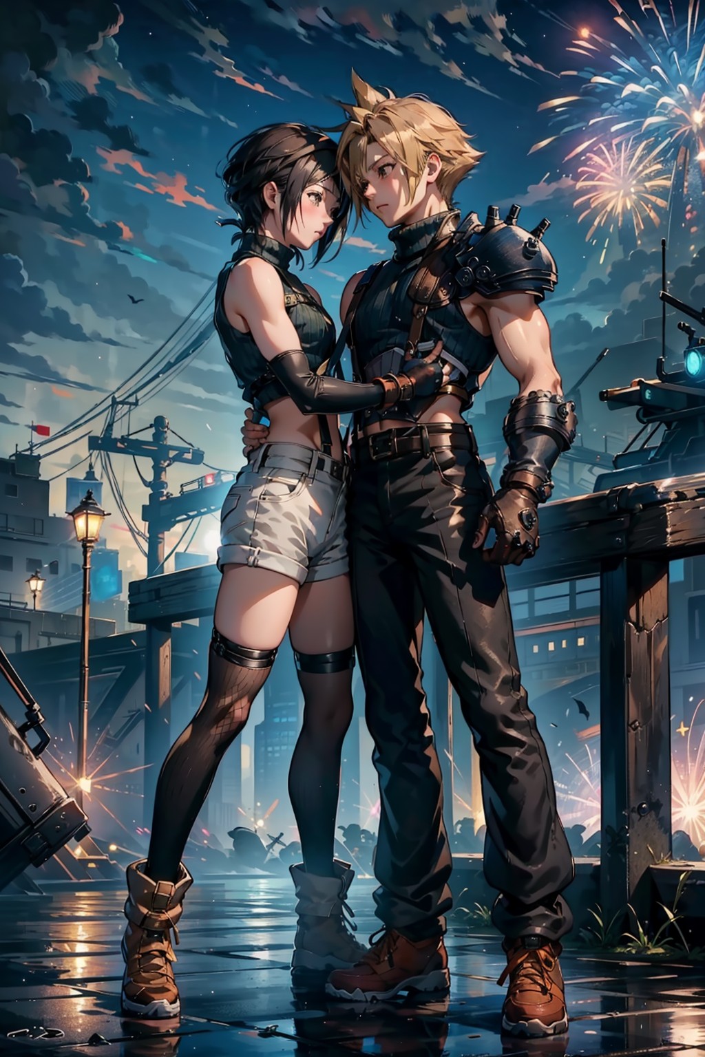 Cloud x Yuffie — Yodayo