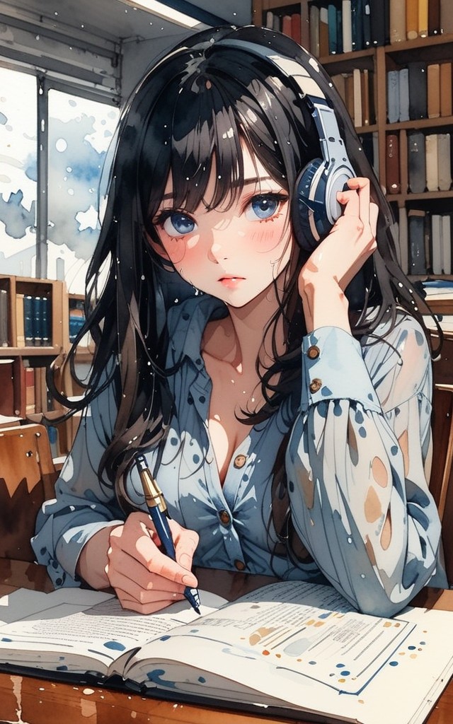 studious girl — Yodayo