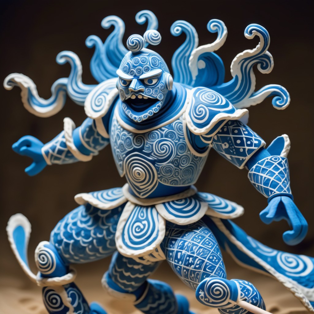 Clay golem / ocean guardian — Yodayo