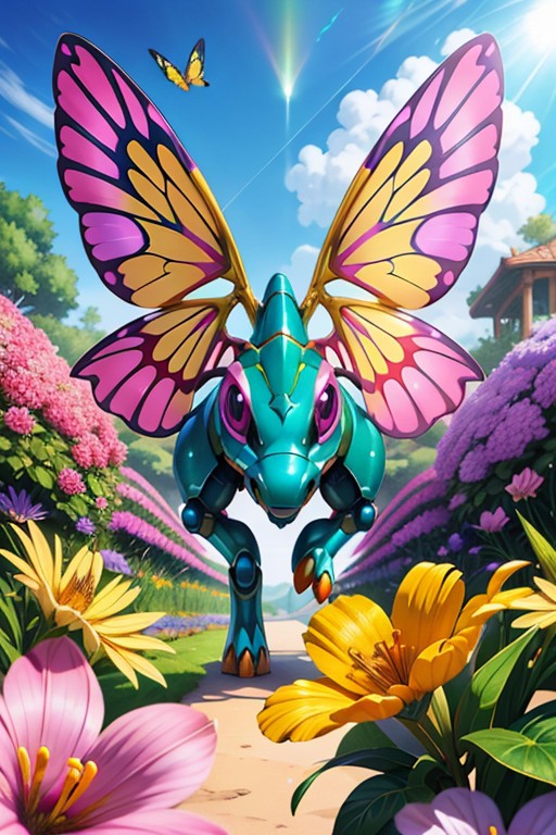 BM-0010b Luminous Flutterwing Evolved Type (4x) — Yodayo