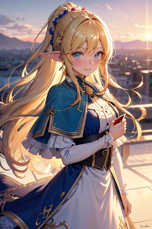 Holding something — Yodayo