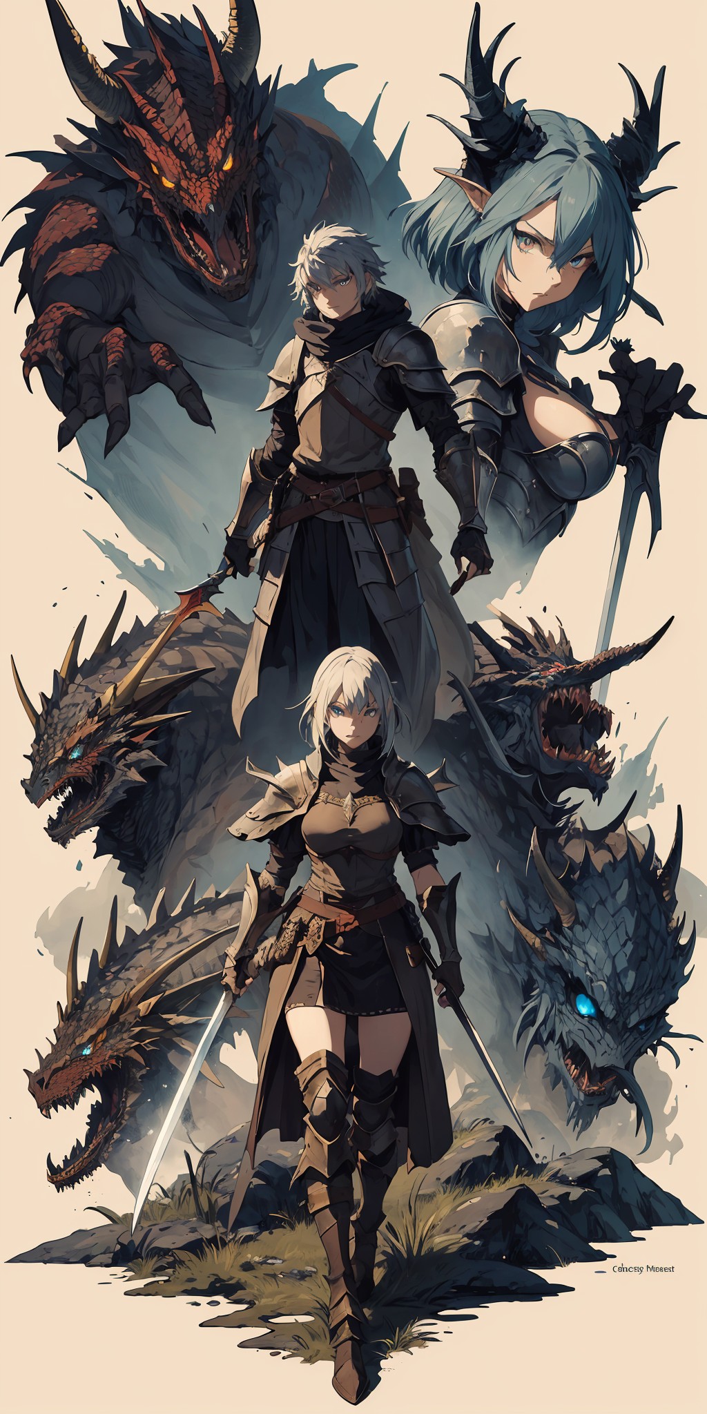 classic fantasy RPG game cover — Yodayo