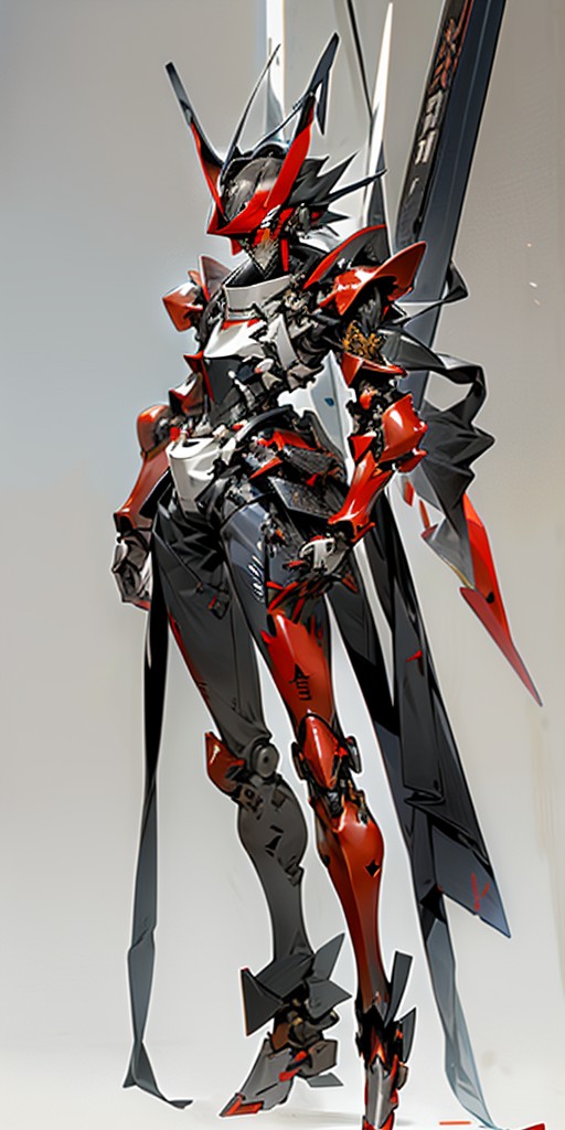 Red mecha — Yodayo