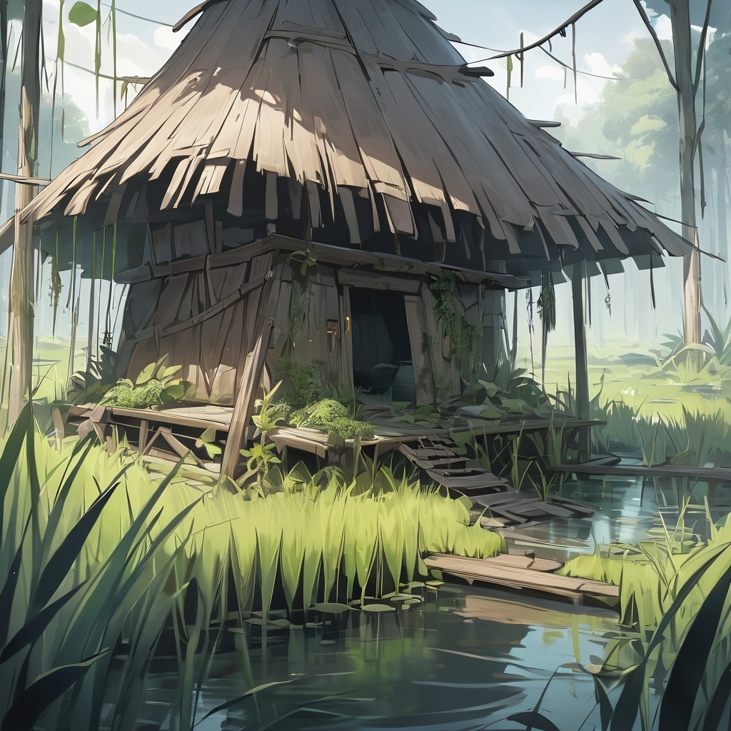 hag hut in the swamp (4 img) — Yodayo