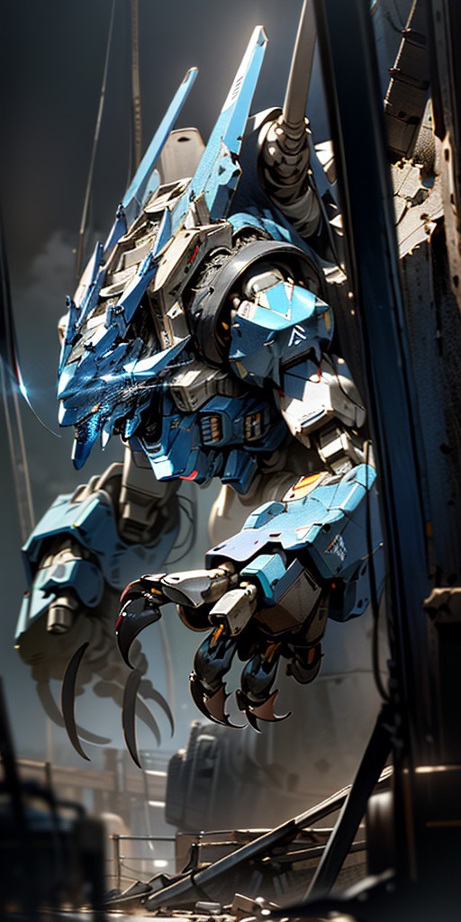 Mecha Art Blue Claw Digger x8 — Yodayo