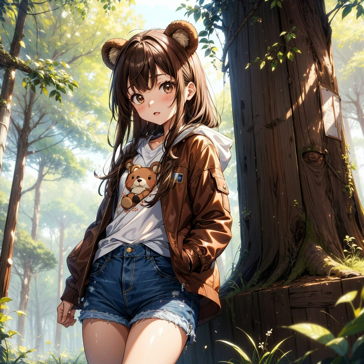 Cute Bear Girl By Yona — Yodayo