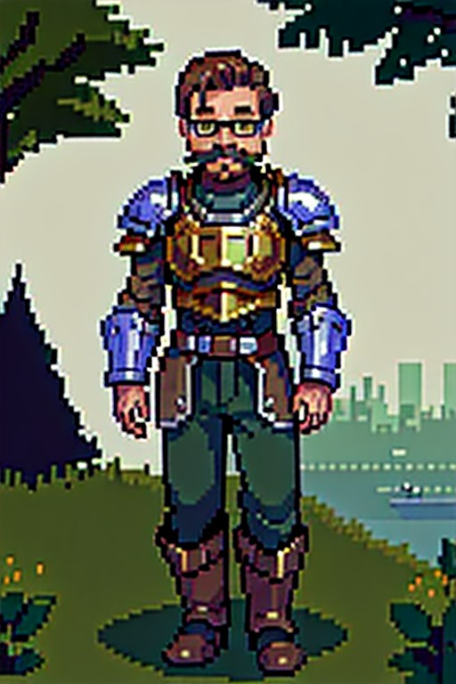 Pixel Paladin Tal — Yodayo