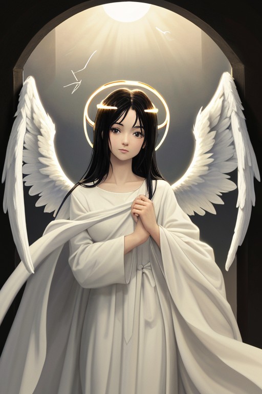 Black Haired Angel — Yodayo