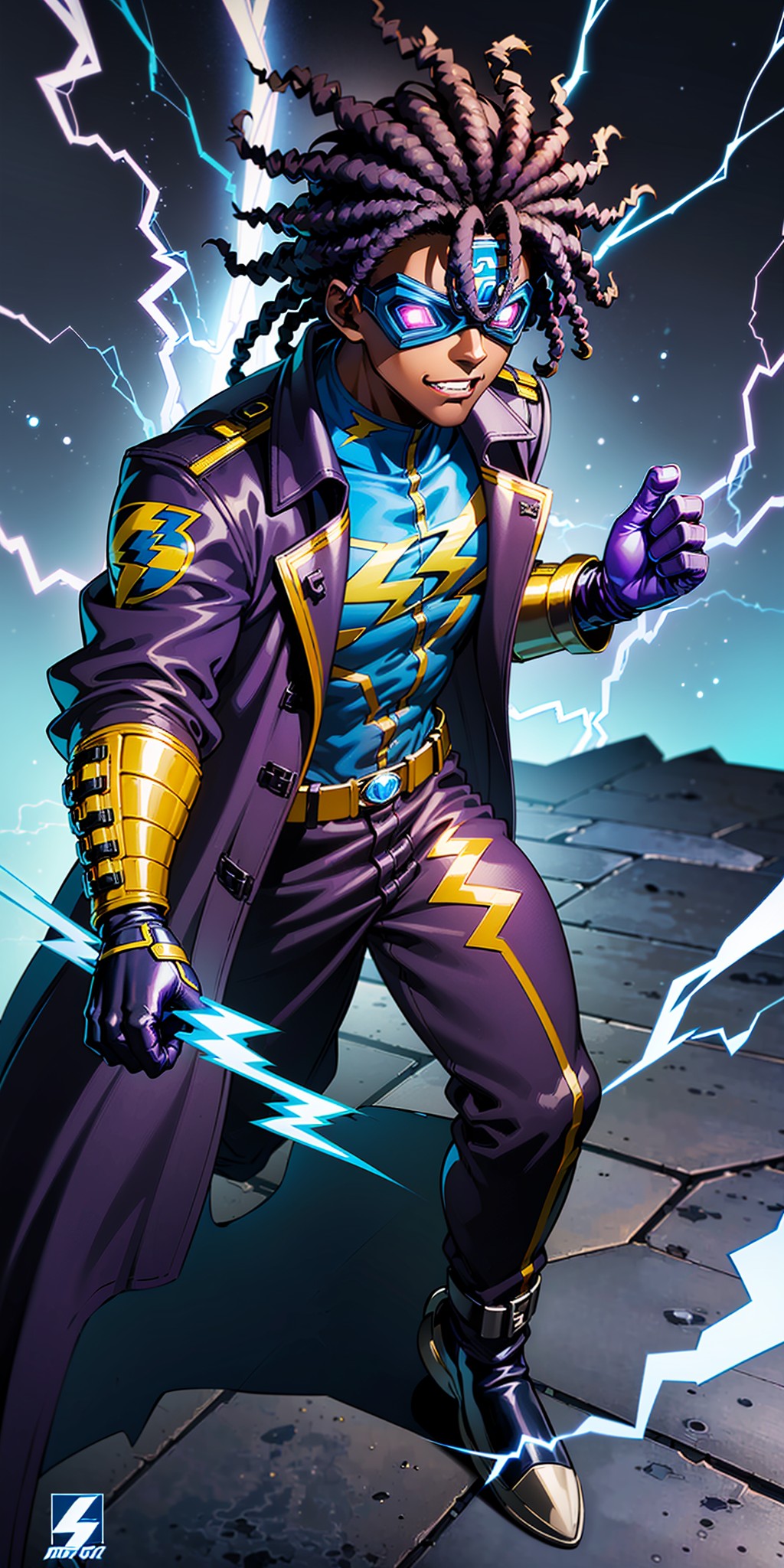 Static Shock Attempt 2 (Thoughts?) — Yodayo