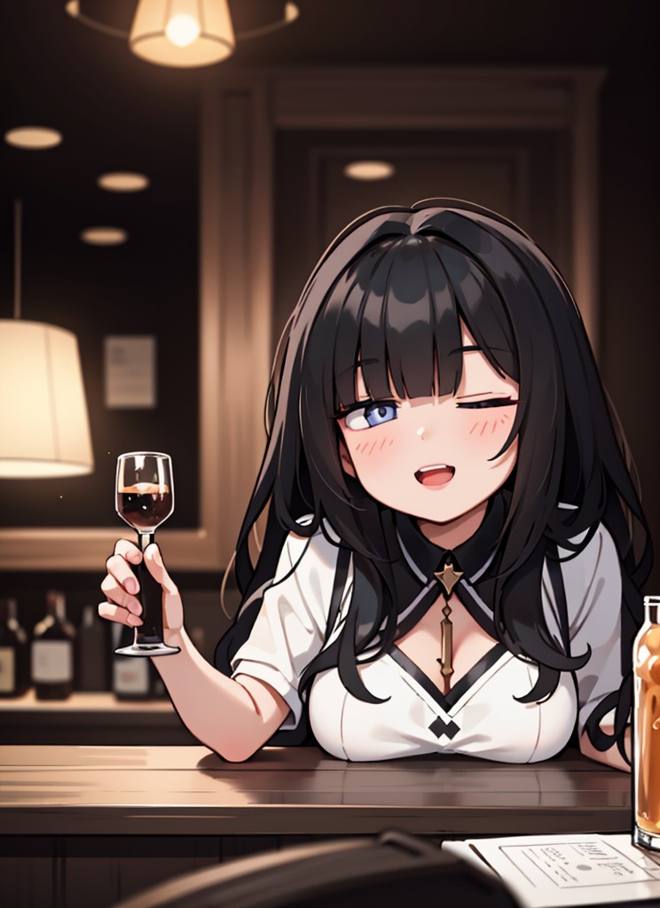 Drunk woman(maybe) — Yodayo