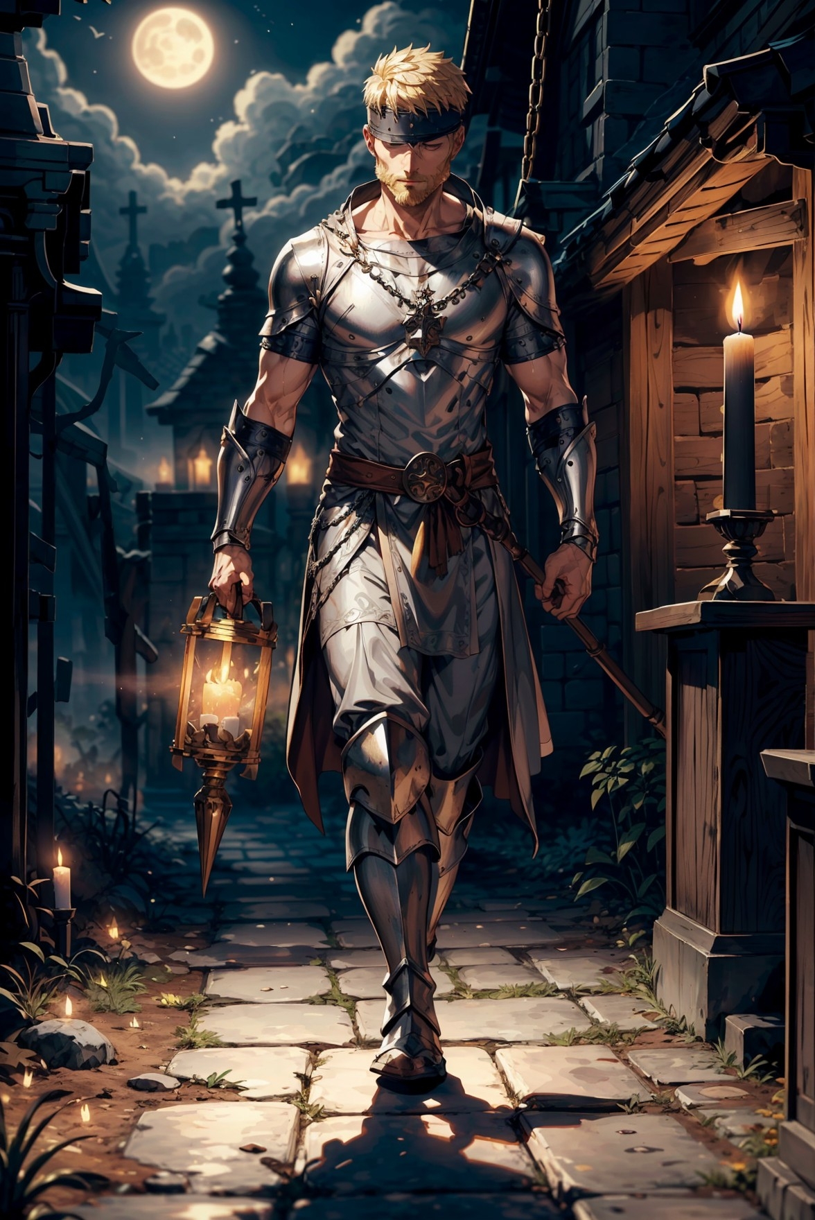 Bastion, the blind cleric — Yodayo