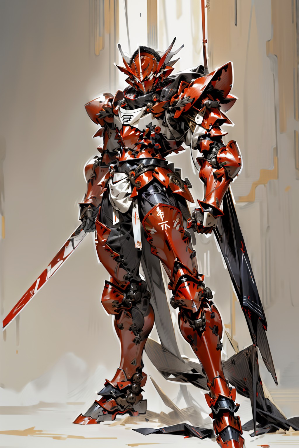 Red mecha — Yodayo