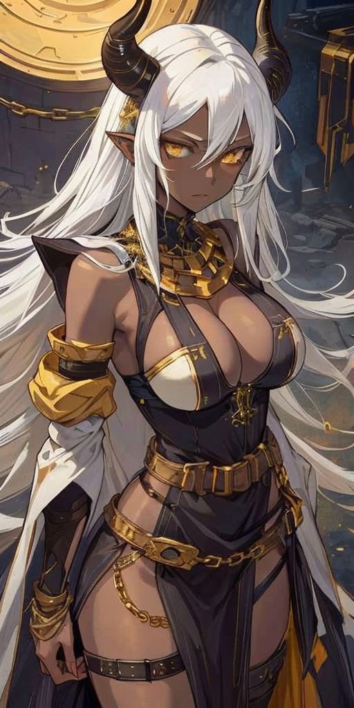 [OC] Najashanak, snake goddess [Available as a bot in the tavern] — Yodayo