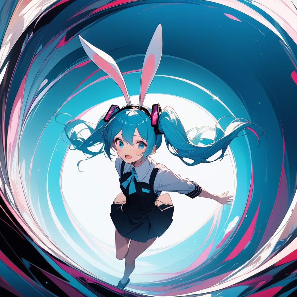 miku sing rabbit hole pure pure — Yodayo