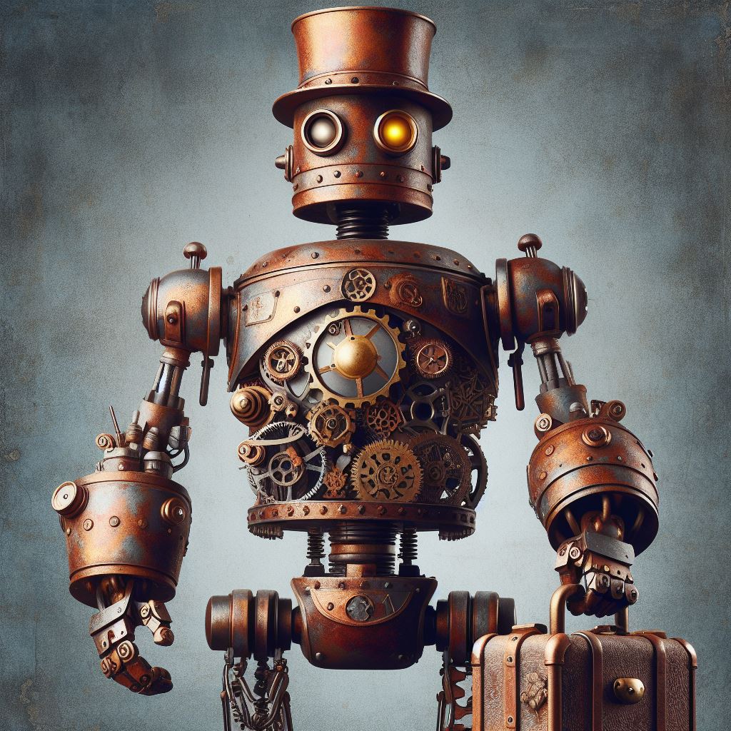 Rusty your Steam-powered Robot Butler — Yodayo