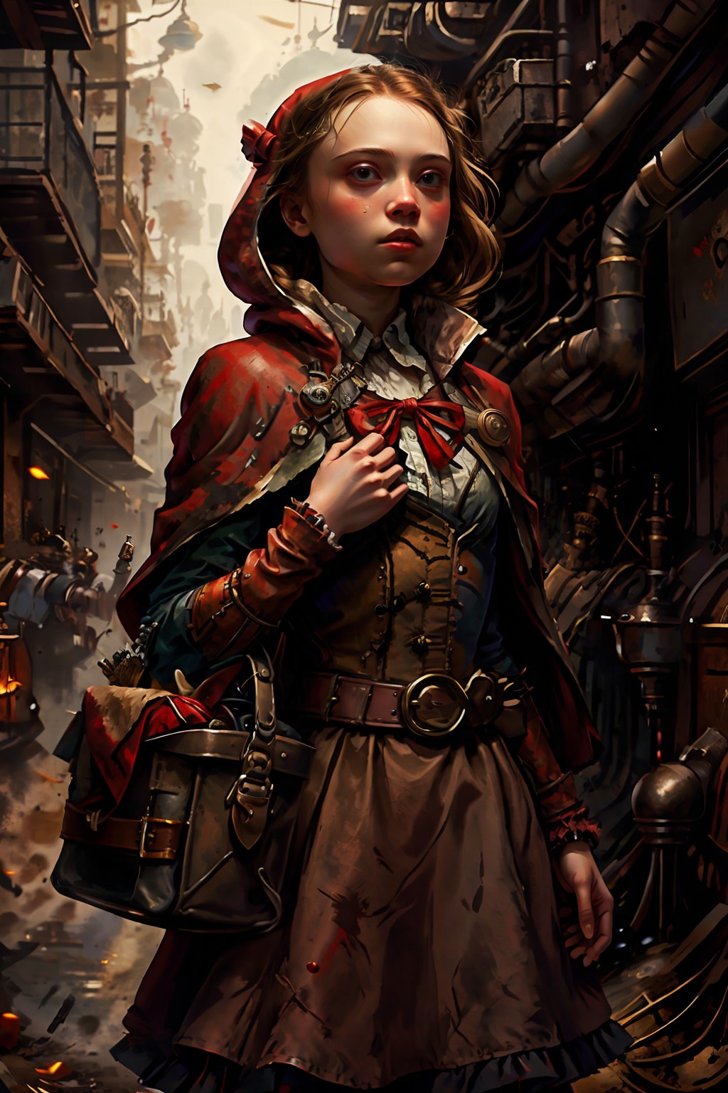Steampunk Red Riding Hood — Yodayo