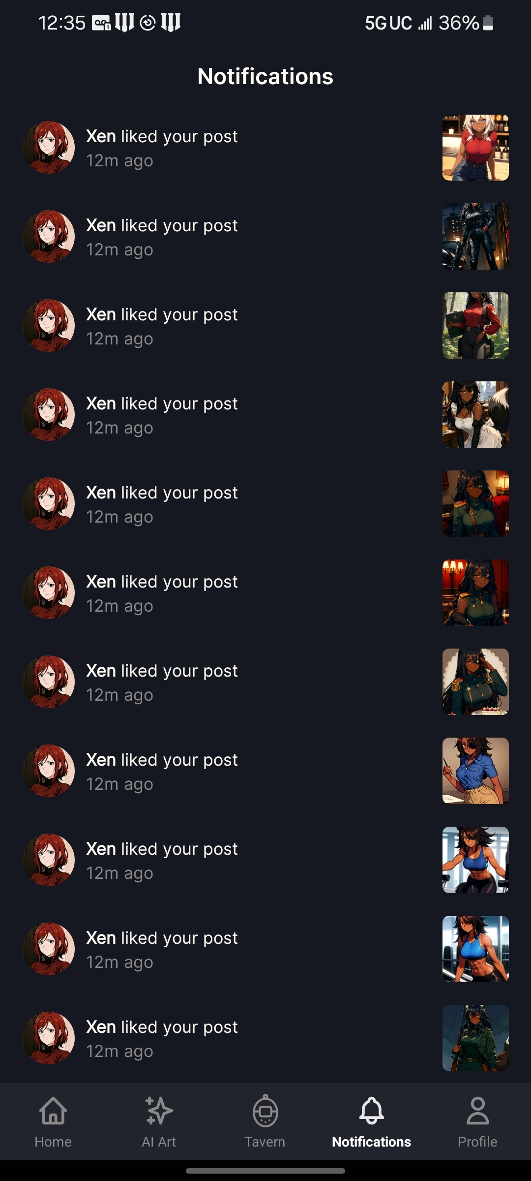 thank you xen — Yodayo