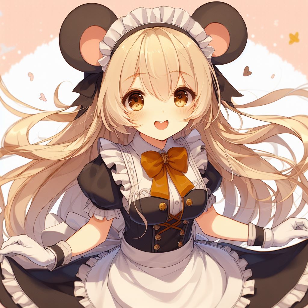 Cute mouse maid — Yodayo