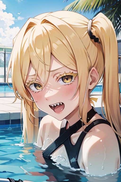 Akarui - Fun in the Pool ( 2 ) — Yodayo