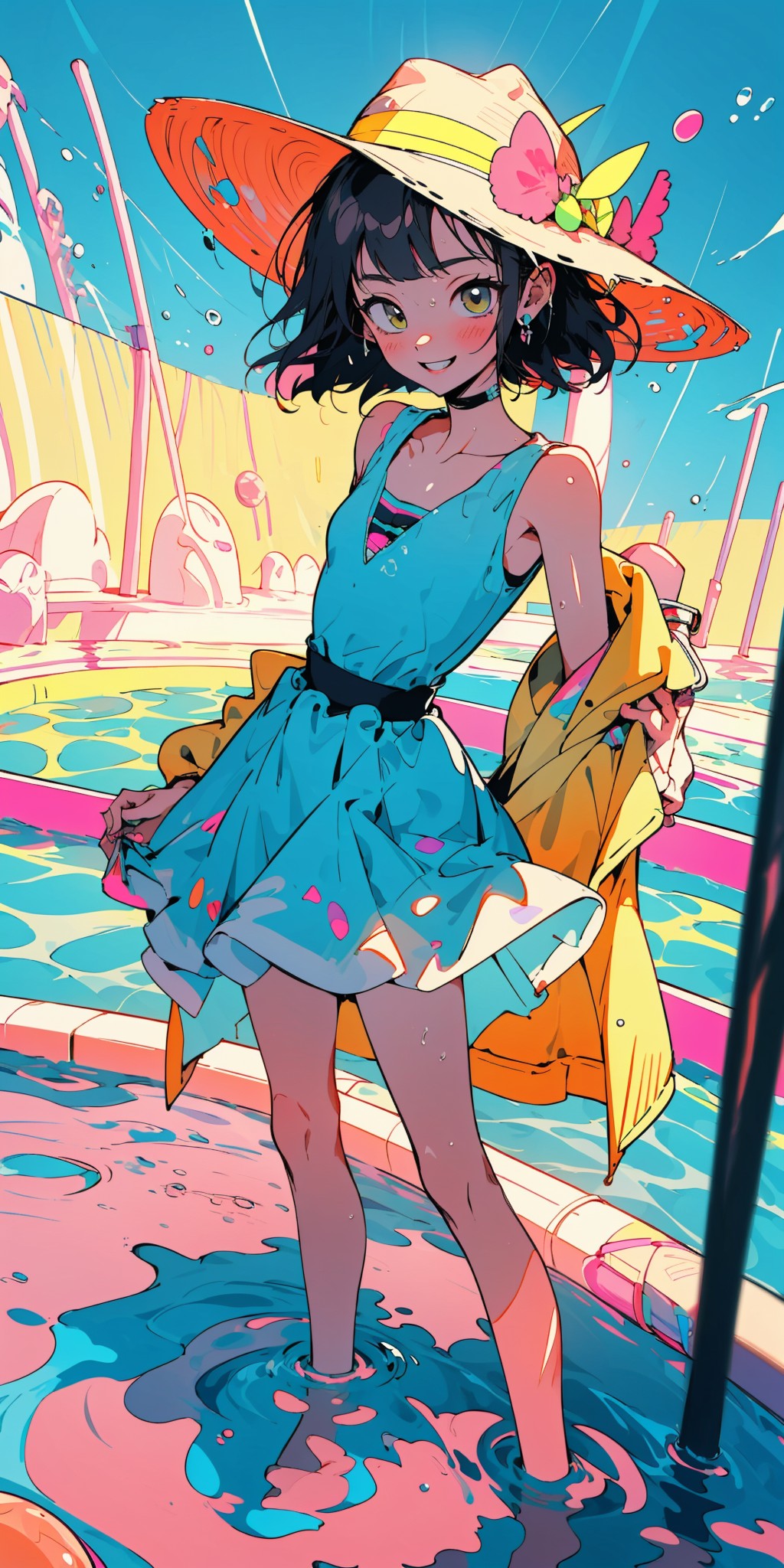 Play the water, — Yodayo