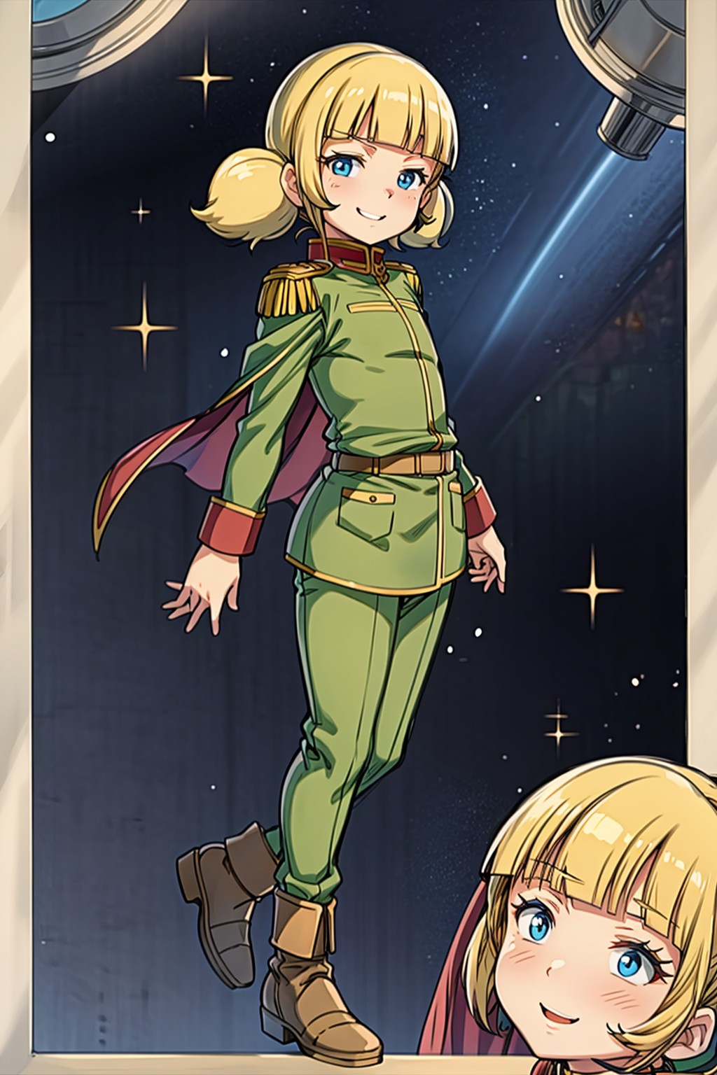 Penny as a Zeon Officer in the Gundam universe — Yodayo